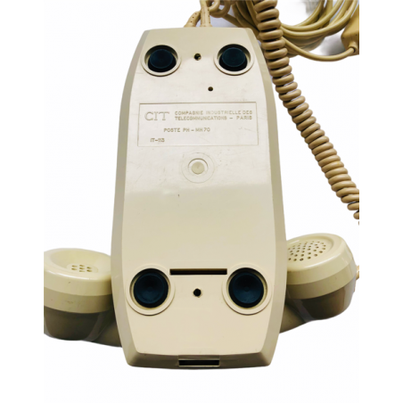 Téléphone CIT à cadran vintage 70s